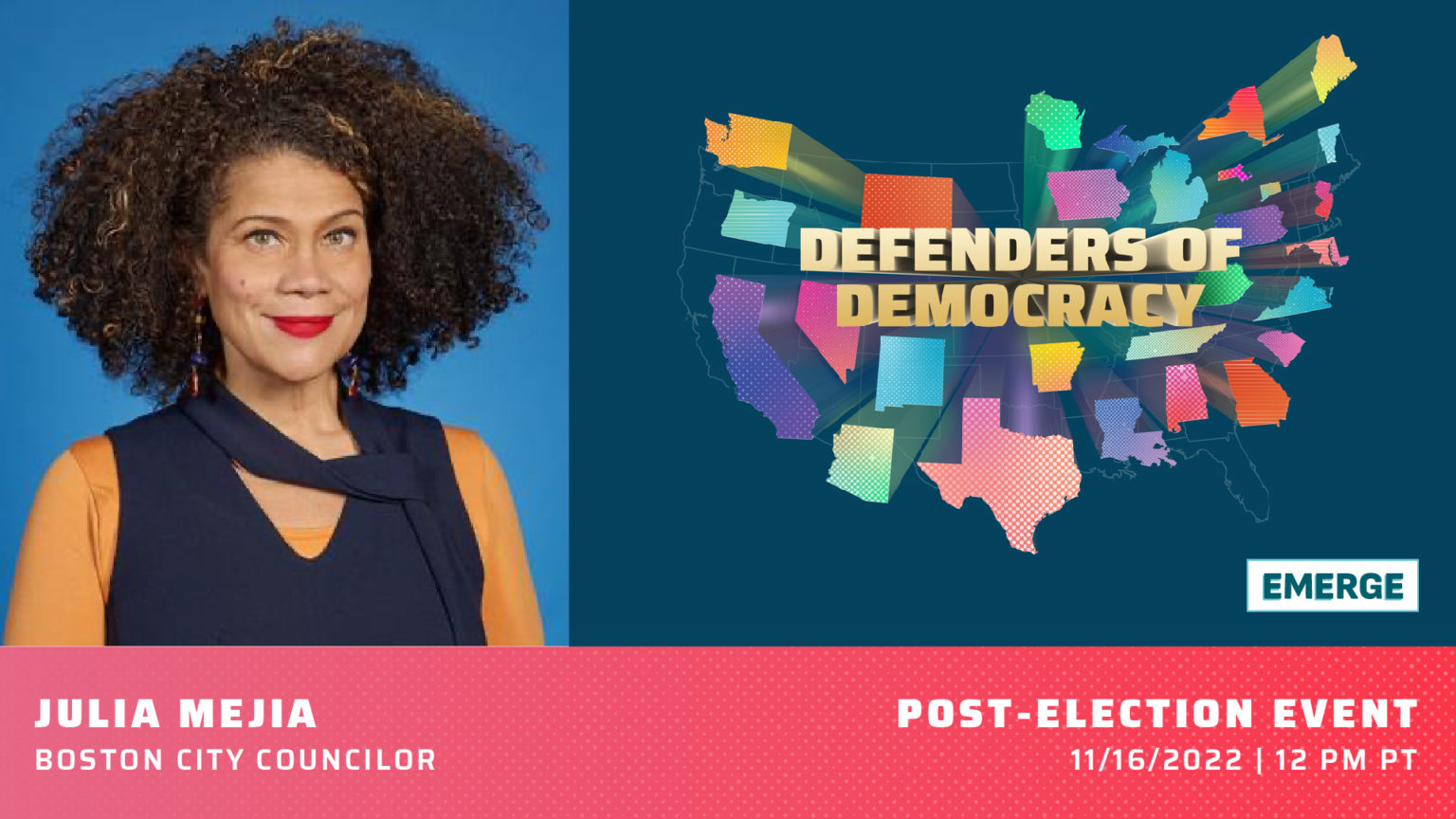 2022 Post-Election Event Speakers - Emerge